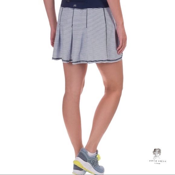 Kyodan | Shorts | Kyodan Black White Striped Ruffle Skort Womans Size M ...